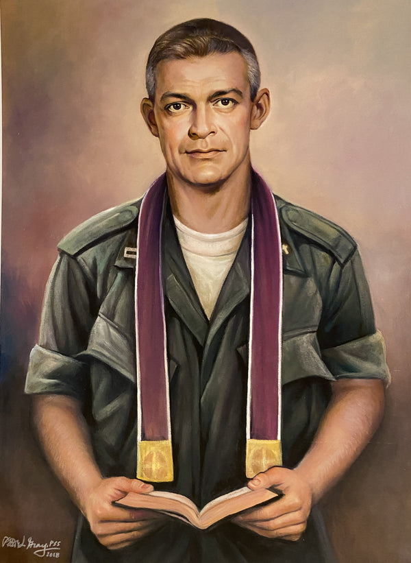 Lithograph of Fr. Capodanno 15X22 – The Father Vincent Capodanno Guild